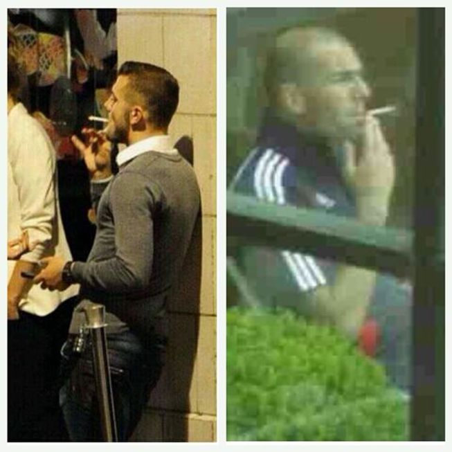 Cazan a Wilshere fumando y éste publica una foto de Zidane - AS.com