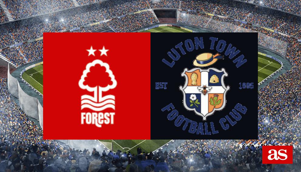 Nottingham Forest 2-2 Luton Town: results, summary and goals