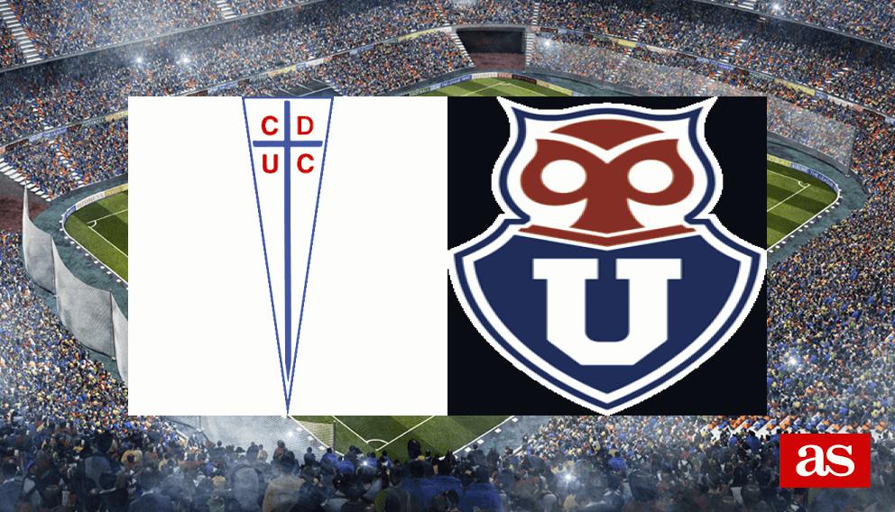 U. Católica 1-2 U. de Chile: results, summary and goals