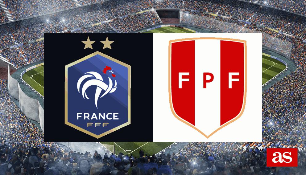 Francia 1-0 Perú: results, summary and goals