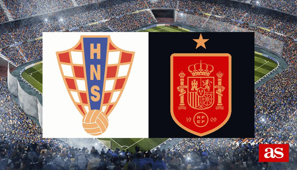 Croatia 3-5 Spain: results, summary and goals