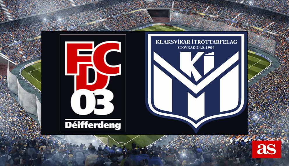 Differdange 03 vs Klaksvík: estadísticas y datos en directo | Previa ...