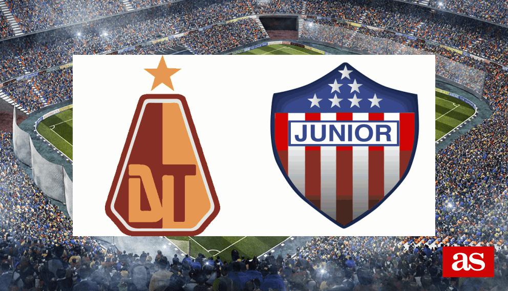 Tolima 2-0 Junior: resultado, resumen y goles