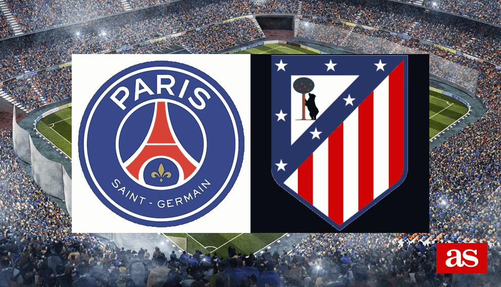 PSG 1-2 Atlético: results, summary and goals