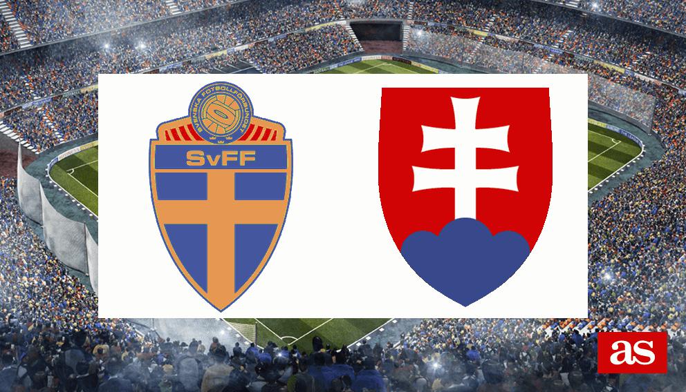 Sweden 2-1 Slovakia: results, summary and goals