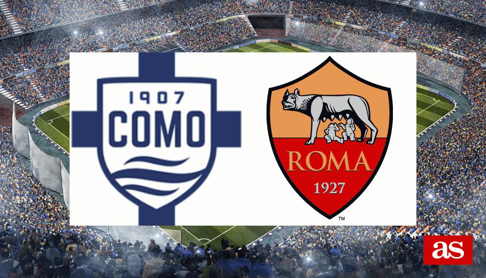 Como 1907 2-0 Roma: results, summary and goals