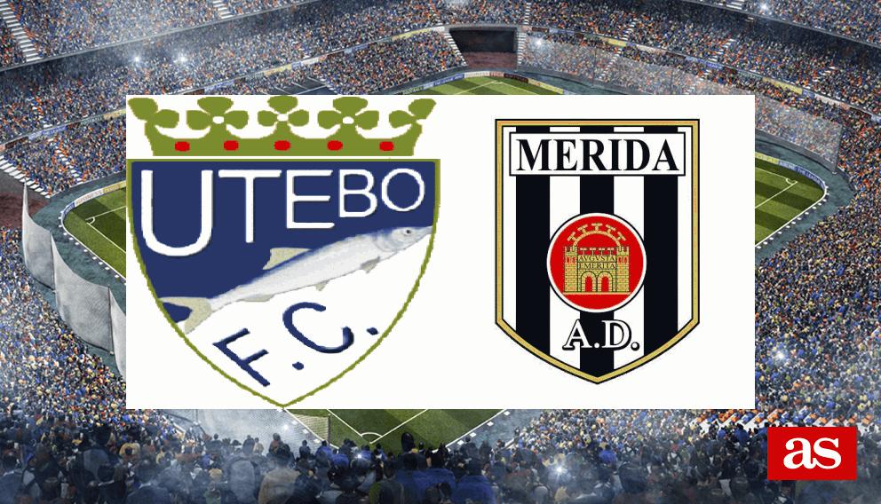 Utebo 2-2 Mérida: resultado, resumen y goles