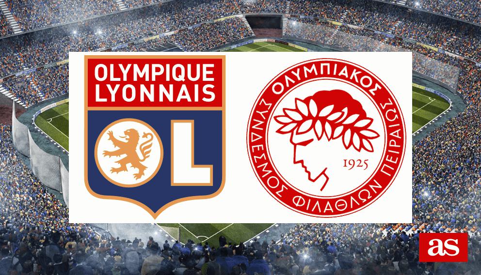 Lyon 2-0 Olympiacos: results, summary and goals