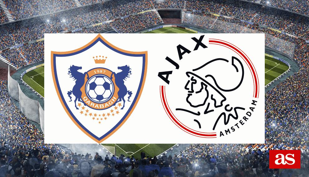 FK Qarabag 0-3 Ajax: resultado, resumen y goles
