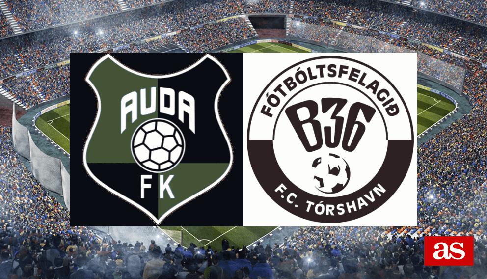 FK Auda 2-0 B36 Torshavn: resultado, resumen y goles