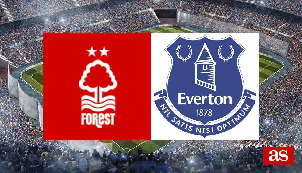 Nottingham Forest 0-1 Everton: results, summary and goals