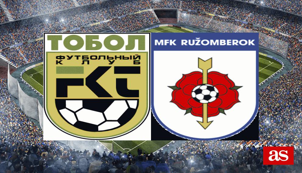 Tobol 1-0 Ruzomberok: resultado, resumen y goles