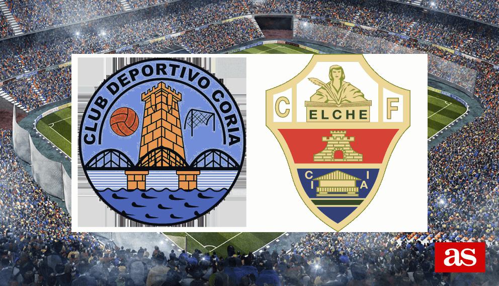 CD Coria 0-3 Elche: resultado, resumen y goles
