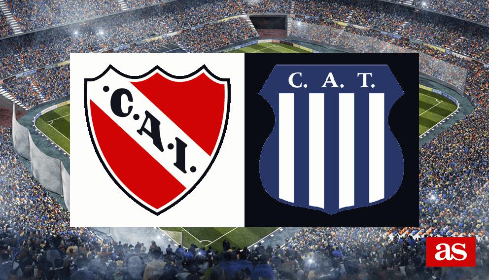 Independiente 2-2 Talleres: resultado, resumen y goles
