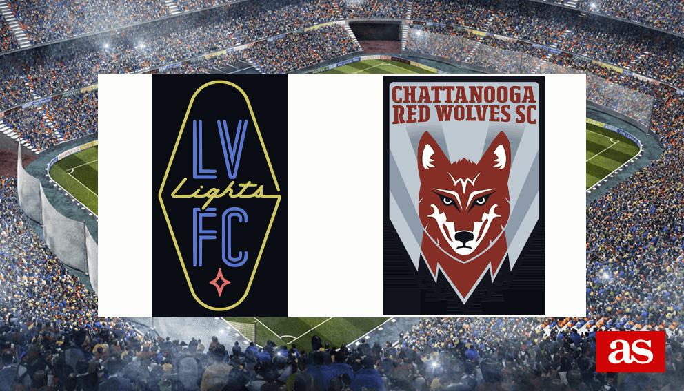 Las Vegas Lights FC 2-2 Chattanooga Red Wolves: results, summary and goals