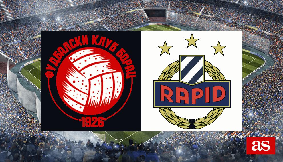 Borac Cacak 1-1 R. Viena: results, summary and goals