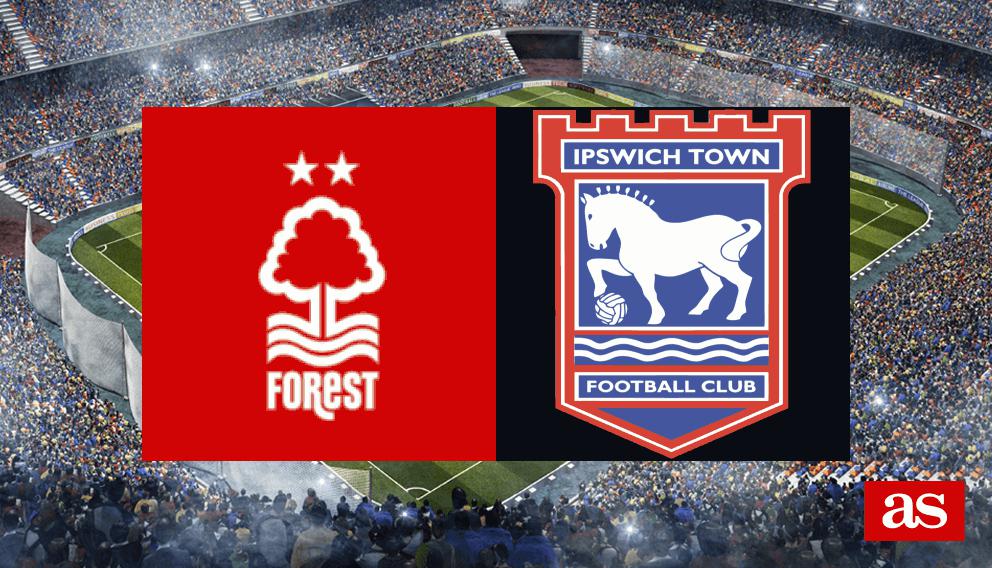 Nottingham Forest 1-0 Ipswich Town: results, summary and goals