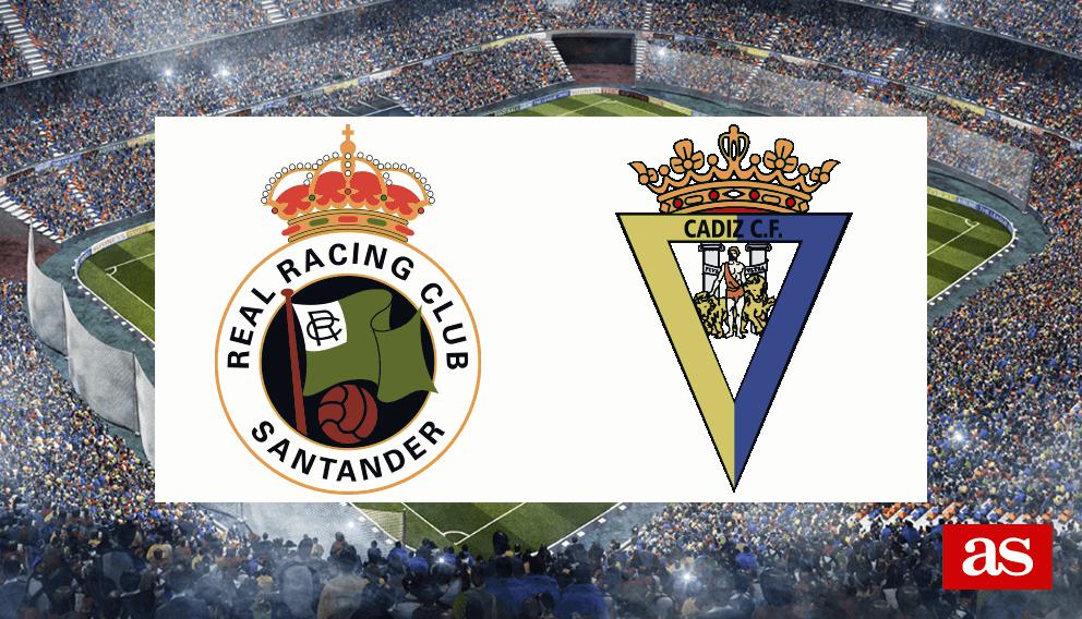 Racing 2-3 Cádiz: results, summary and goals