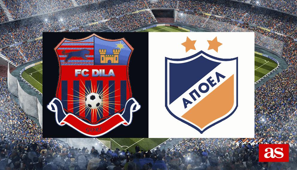 Dila Gori 0-2 APOEL: results, summary and goals