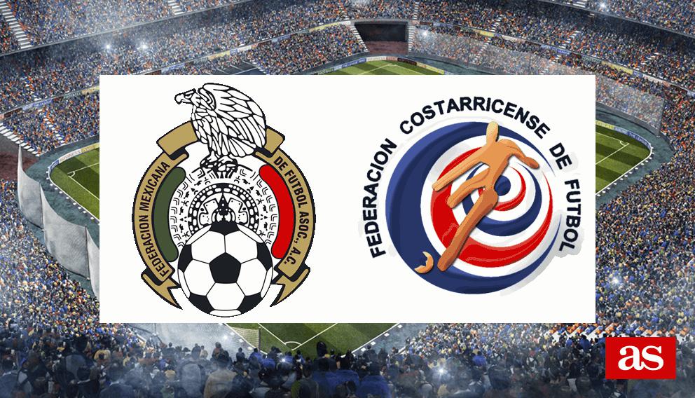 México 1-1 Costa Rica: results, summary and goals