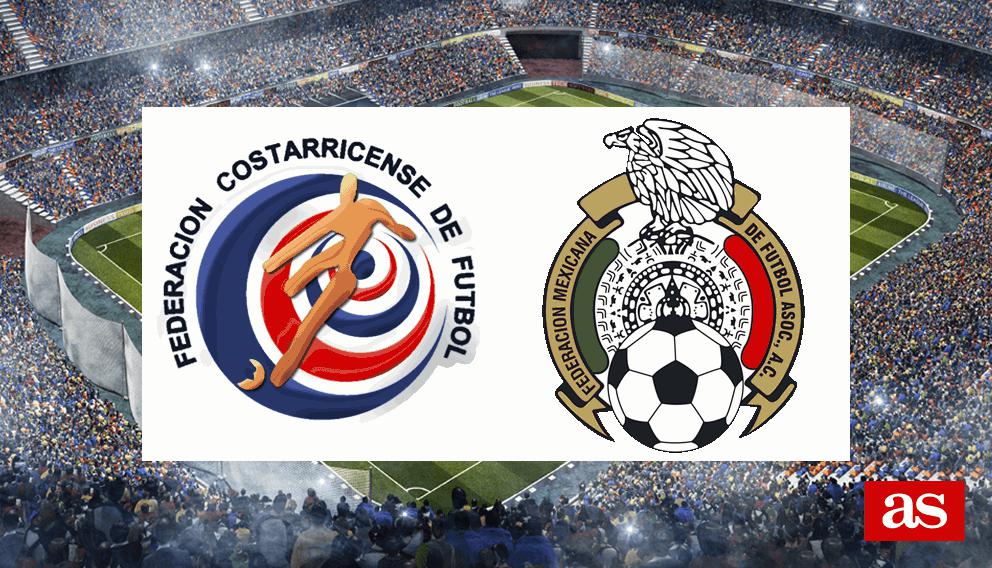 Costa Rica vs México: estadísticas y datos en directo