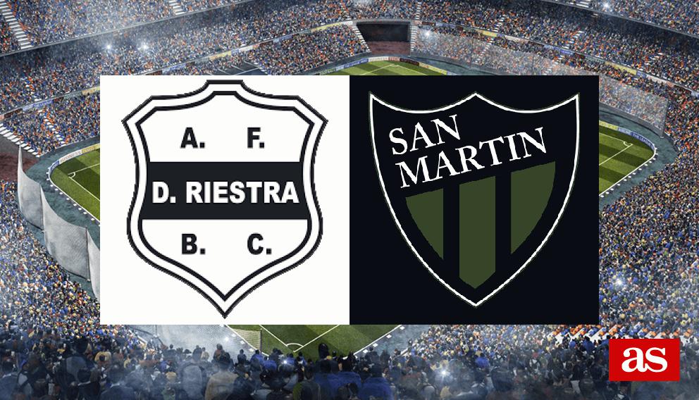 Deportivo Riestra 0-0 San Martín de San Juan: resultado, resumen y goles