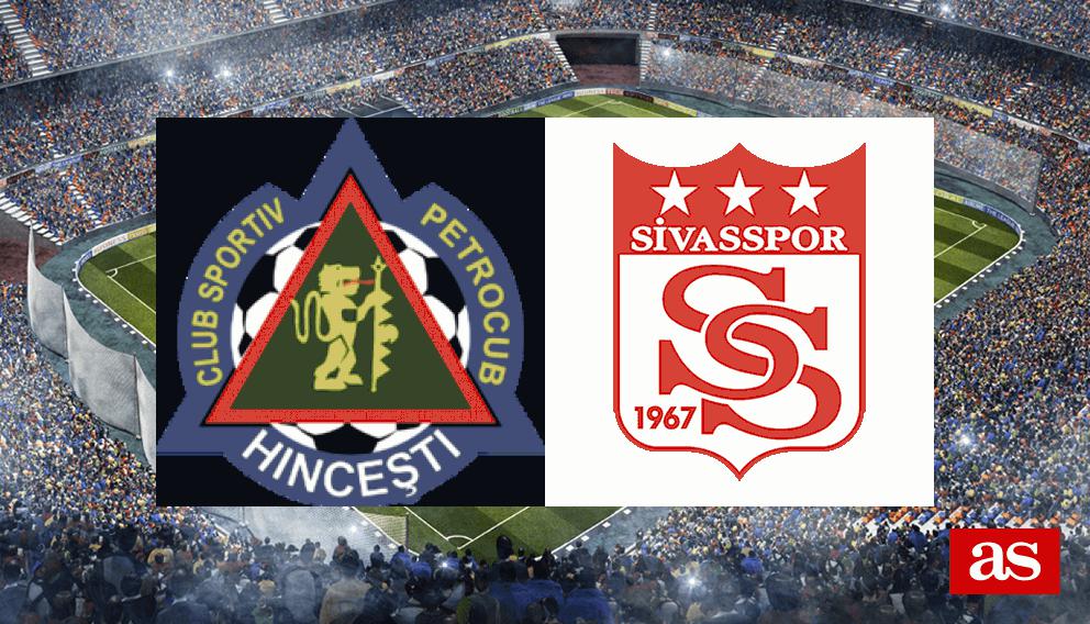 Petrocub-Hincesti vs Sivasspor: estadísticas y datos en directo