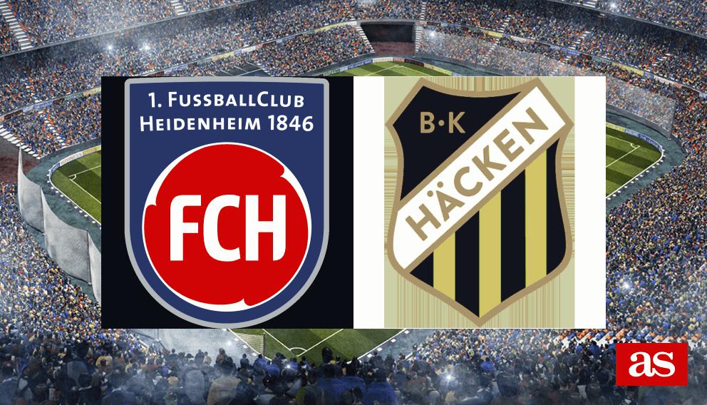 1. FC Heidenheim 1846 3-2 BK Häcken: resultado, resumen y goles