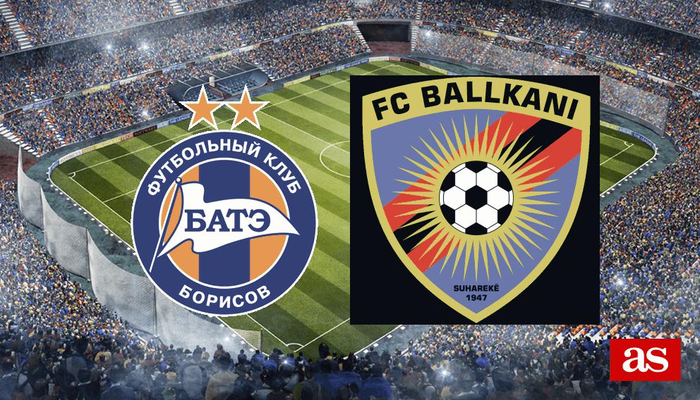 BATE 1-0 Ballkani: resultado, resumen y goles