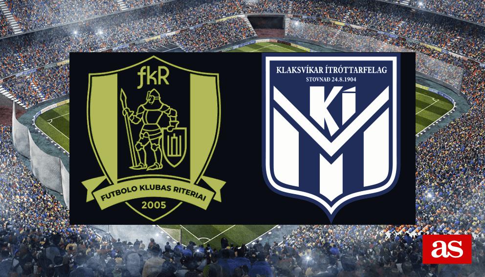 FK Riteriai 1-1 Klaksvík: results, summary and goals