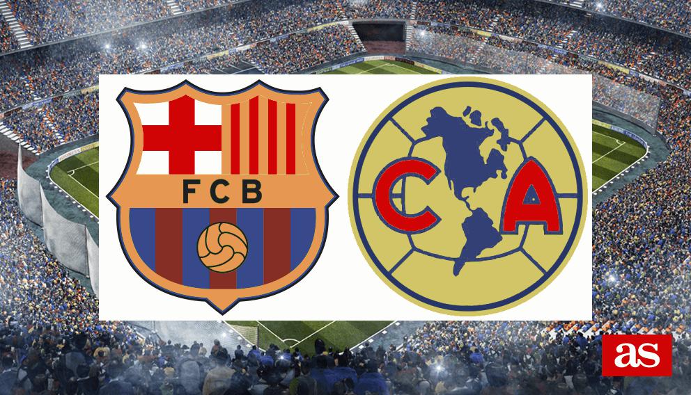 Barcelona vs América: estadísticas y datos en directo | Amistosos de ...